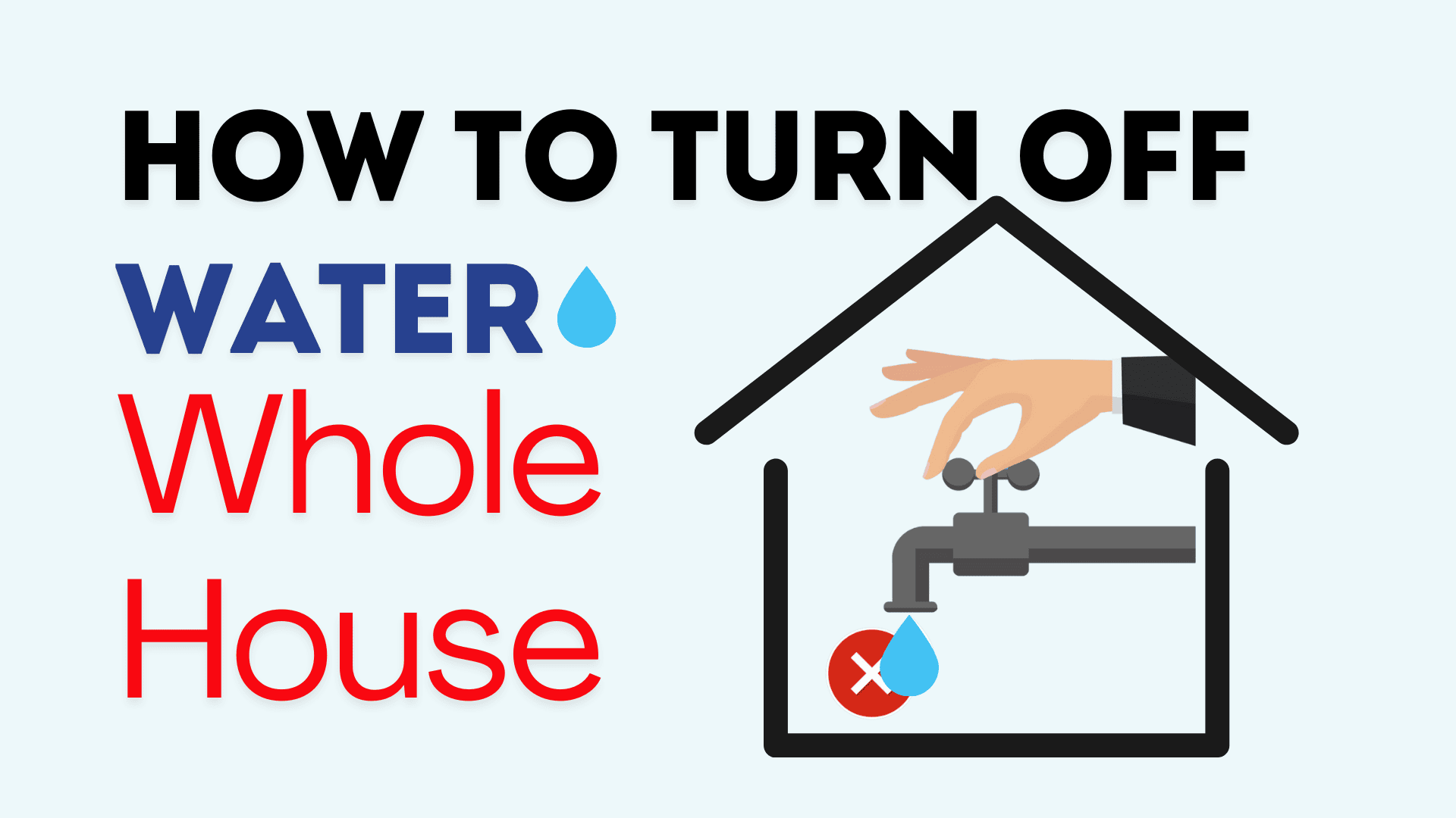 How to Turn Off Water to Your Whole House: The Master Guide: • GPS Plumbing